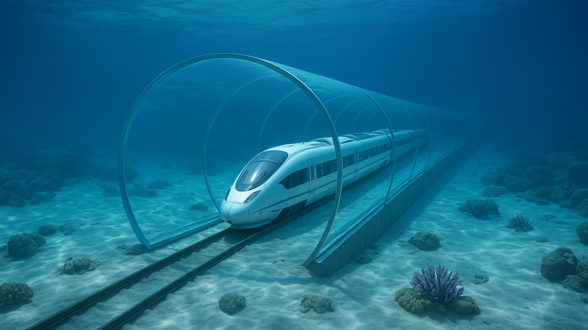 Projeto audacioso planeja trem submarino de alta velocidade conectando ...