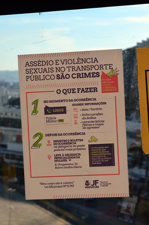 Campanha Alerta Para Violência Sexual No Transporte Coletivo Urbano