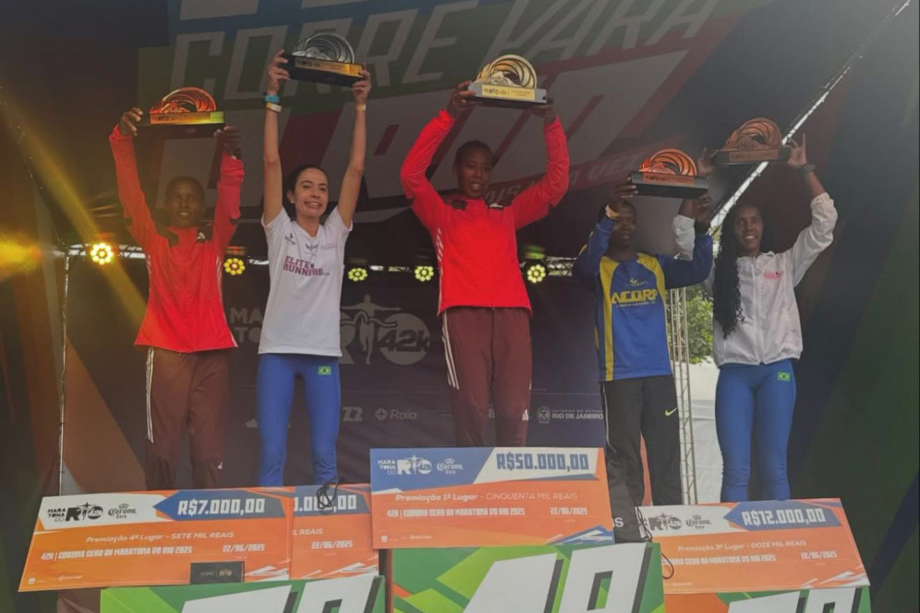 Corredora da região é vice-campeã da Maratona do Rio